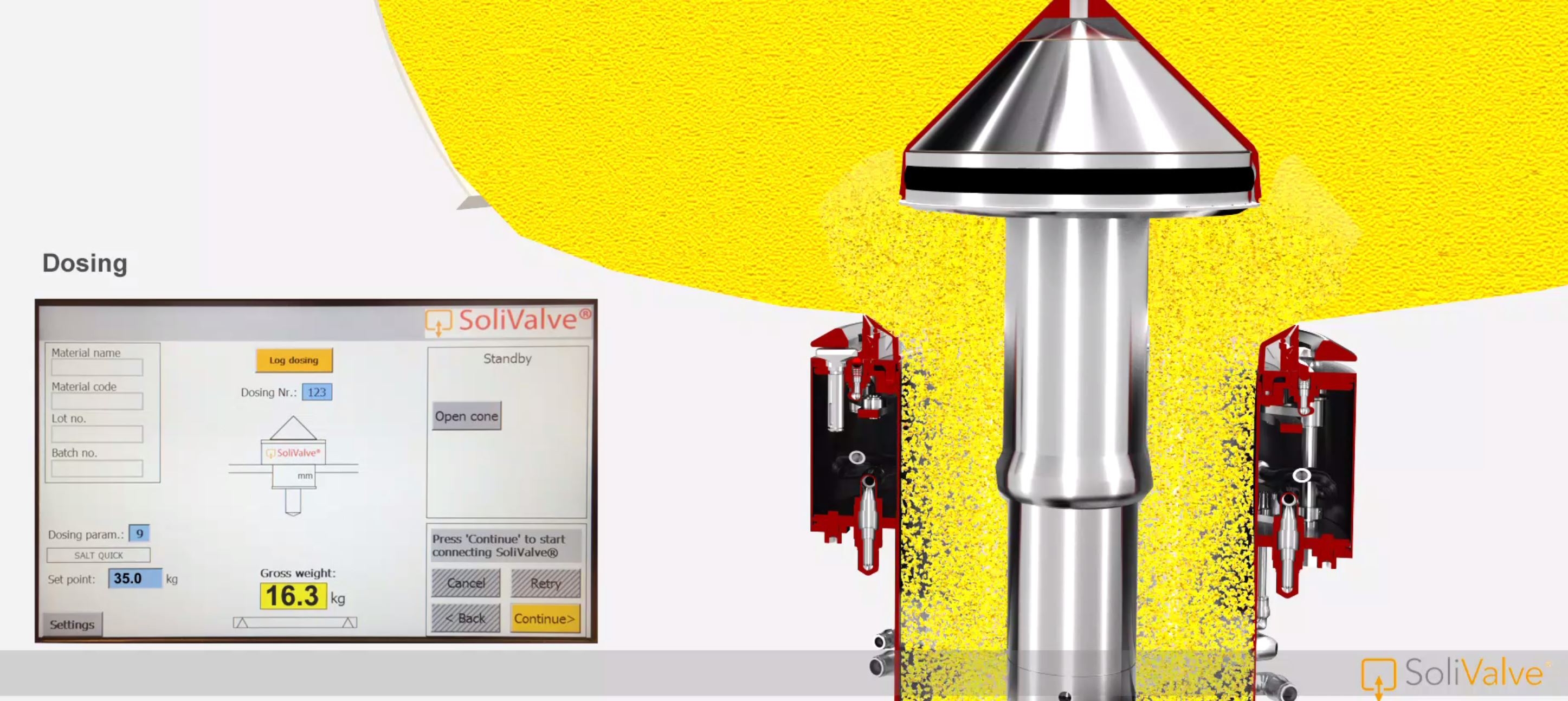 SoliValve® is the best mobile powder transfer system on the market
